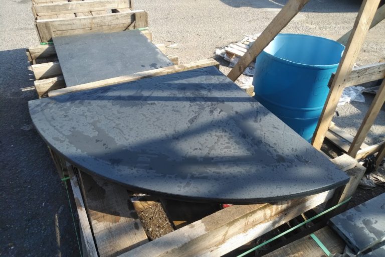 Corner slate hearths • Slate Hearths